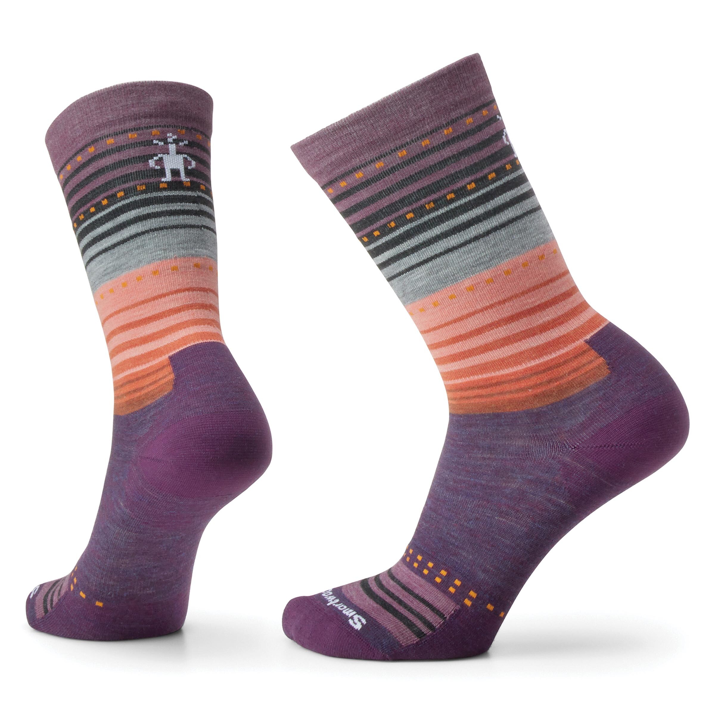 Smartwool Stitch Stripe Crew Socks - Mountain Factor